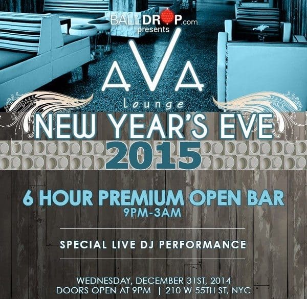 2023 Ava Lounge New Years Eve party inside Dream Hotel Midtown | 646. ...