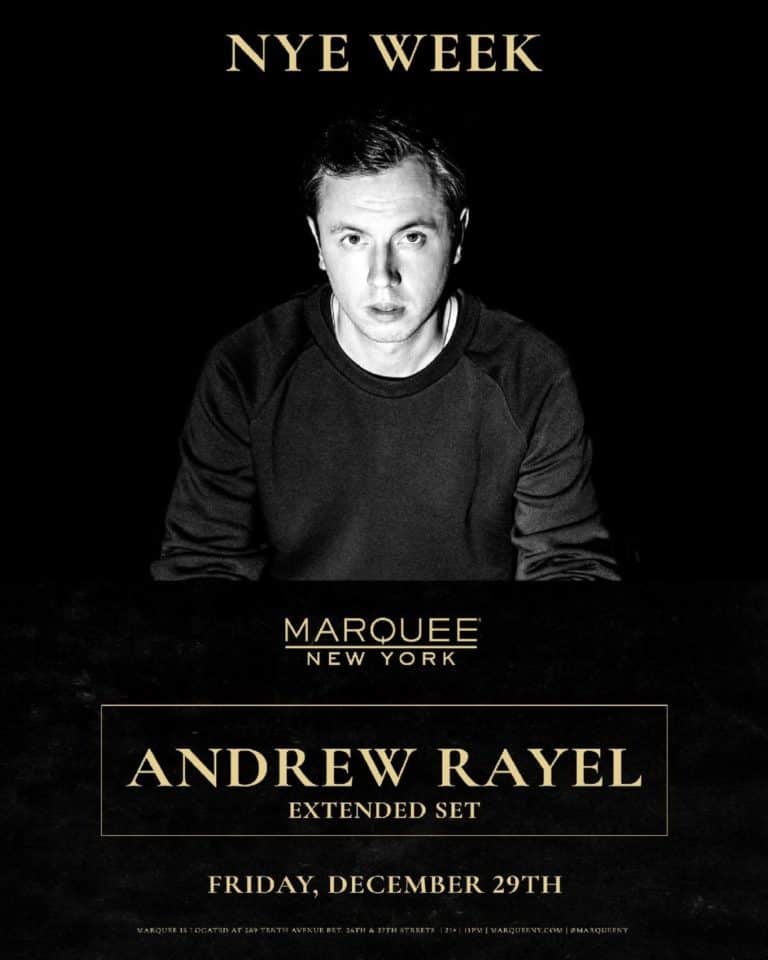 Andrew Rayel at Marquee NYC 12/29/17