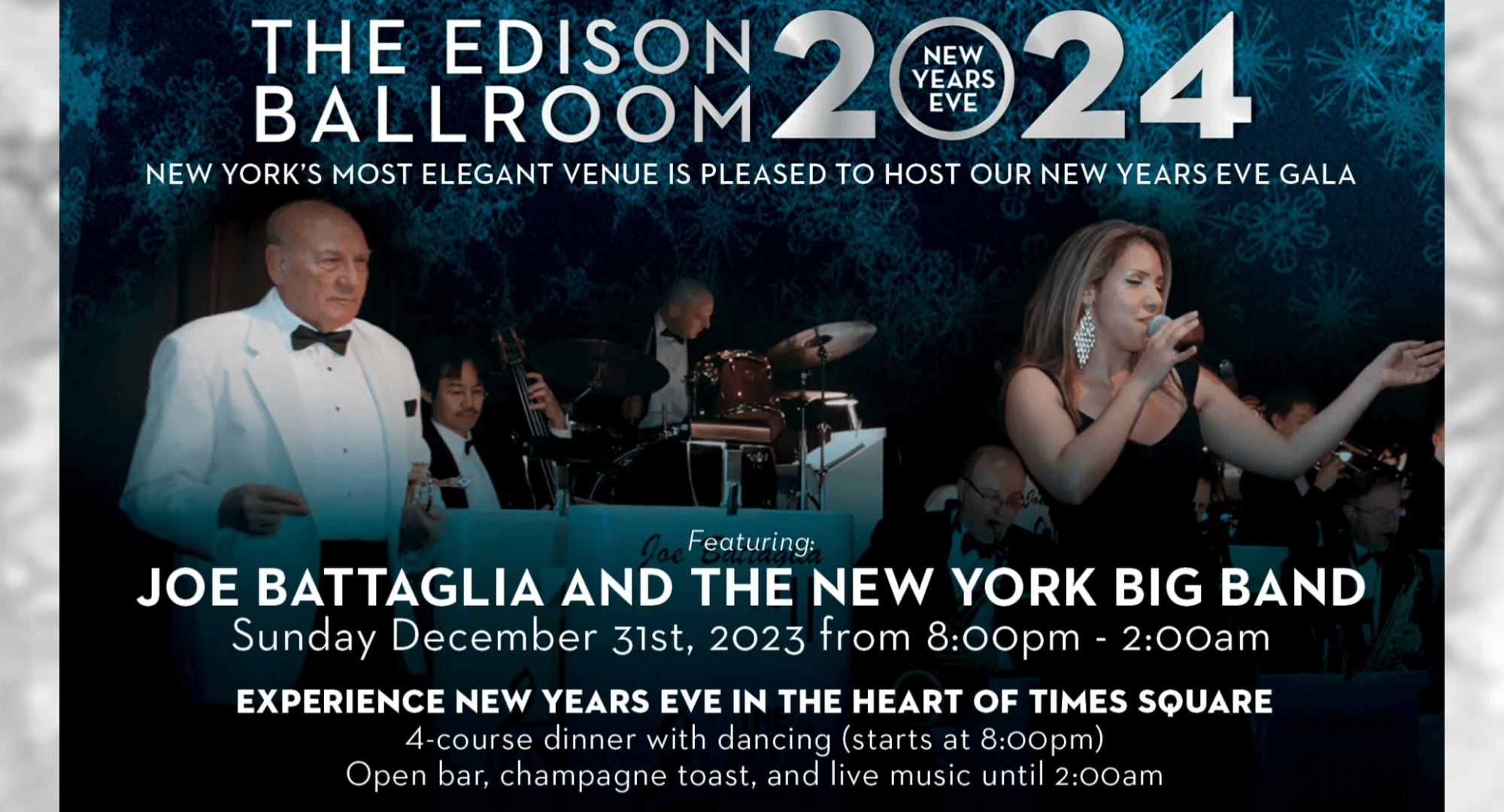 New Year’s Eve at the Edison Ballroom in Times Square